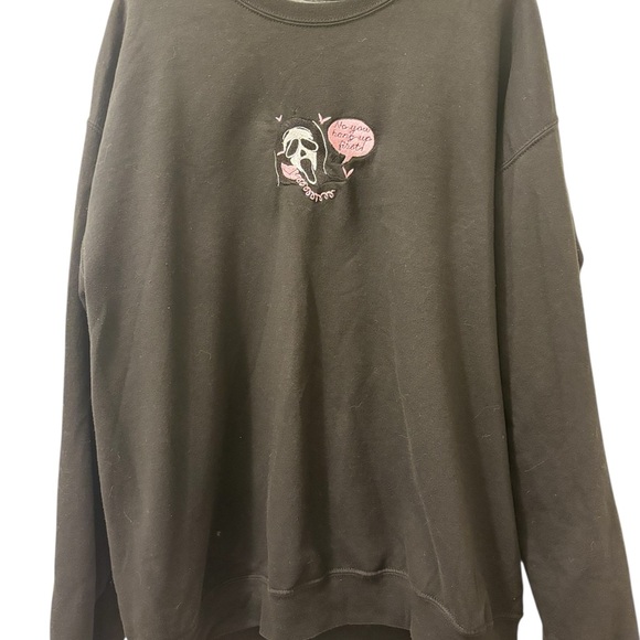 Athletic Works | Sweaters | Scream Movie Embroidered Sweatshirt Vintage ...